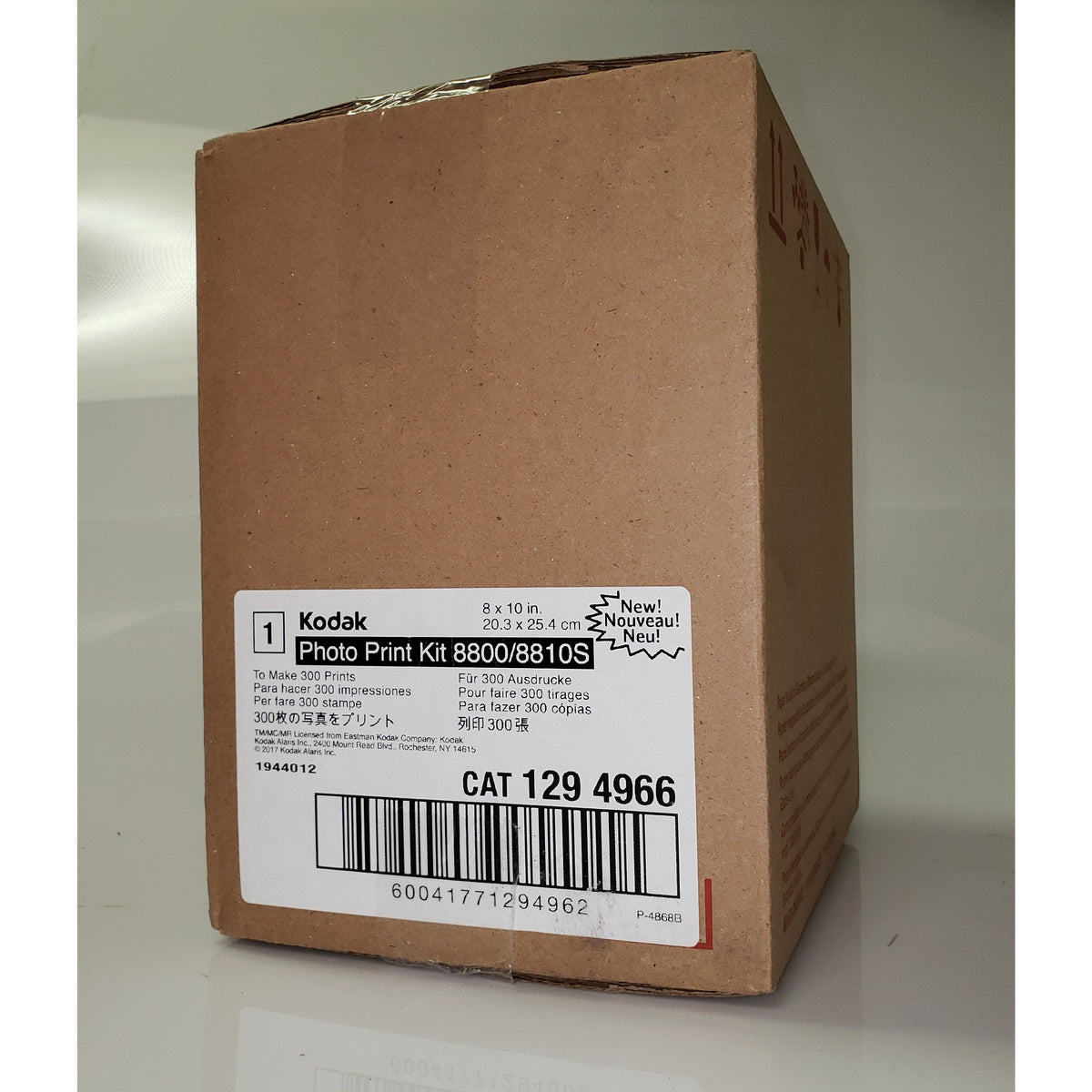 Kodak Photo Print Kit 8800/8810S (8x10) 300 Prints (CAT 129 4966 ...