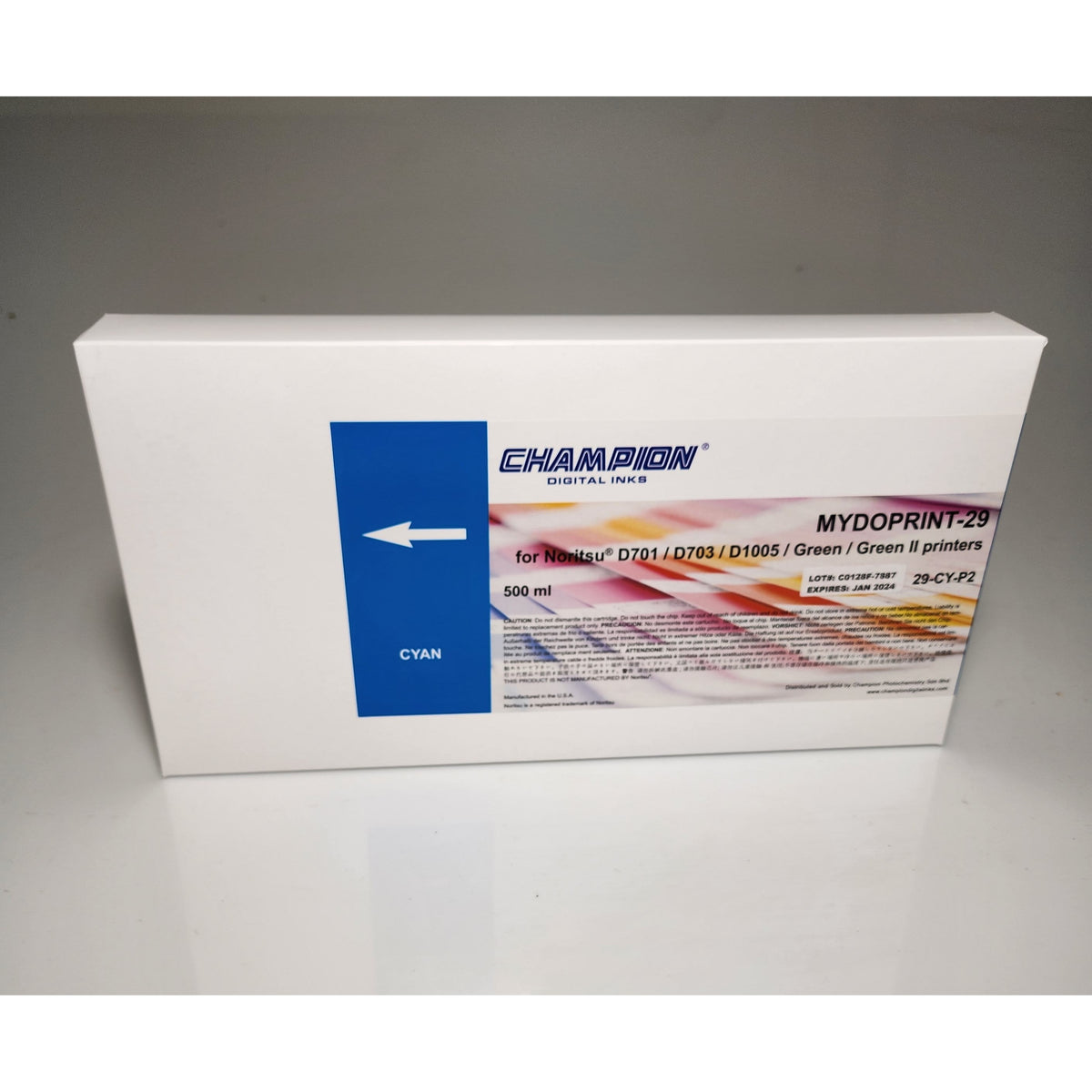 Champion CSS Cyan Aqueous dye Ink for Noritsu D701/D703/D1005 Printers ...