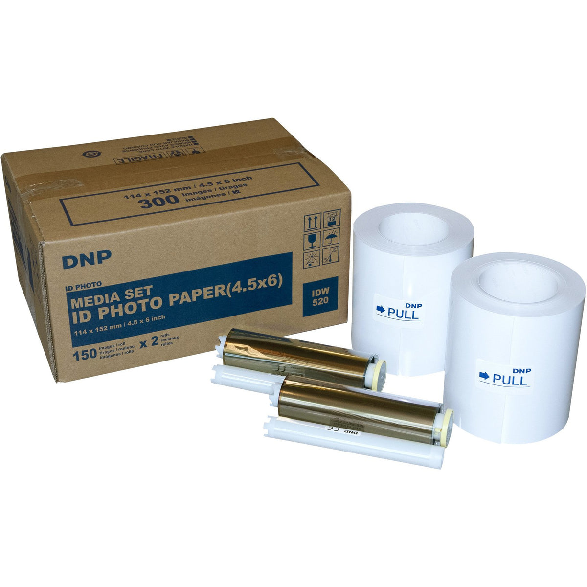 DNP 4.5" x 6" Media for use with DNP IDW520 Passport ID Photo Solution ...