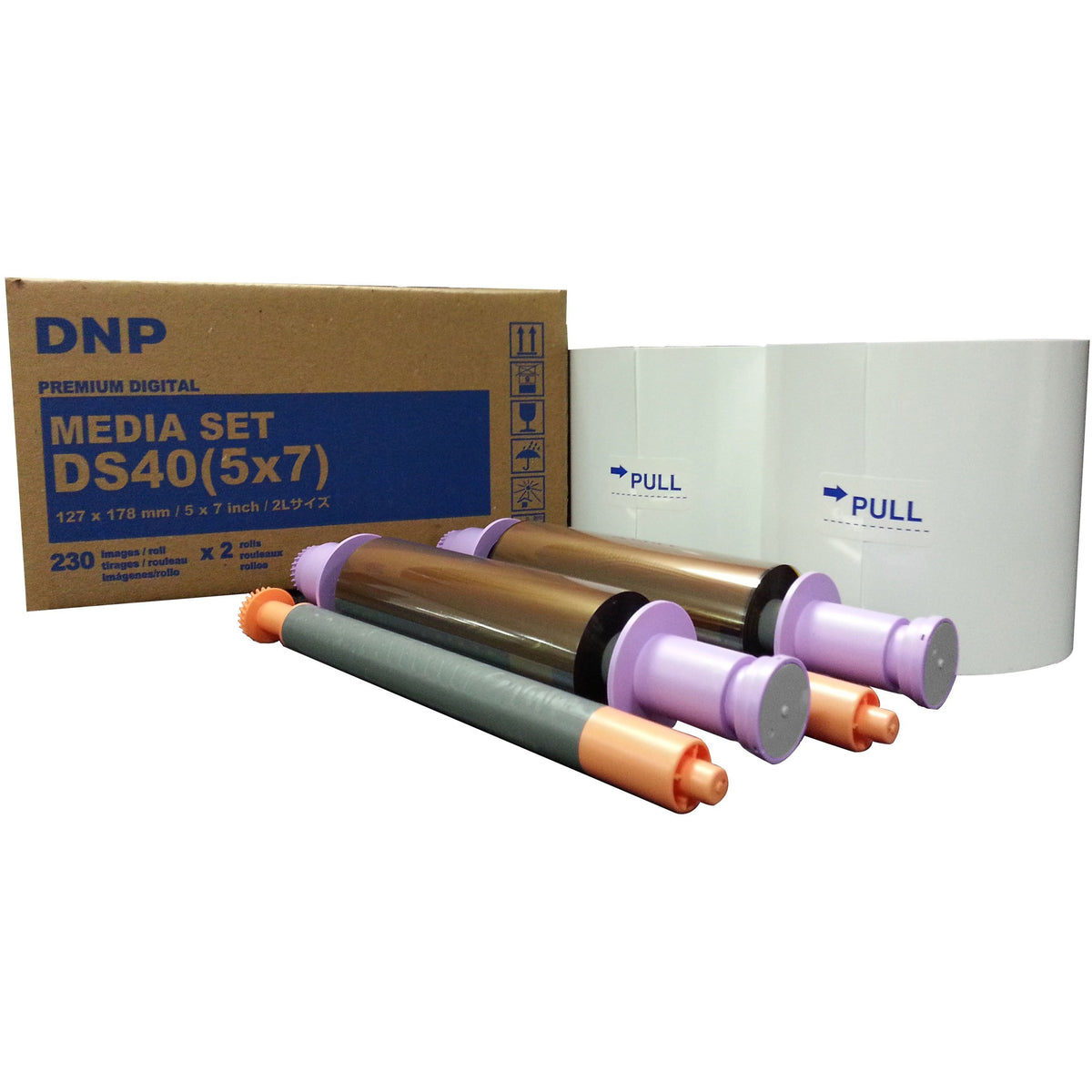 DNP 5 x 7" for use with DS40 Printer 5 x 7" Print Pack, 2 Rolls, 460 P ...