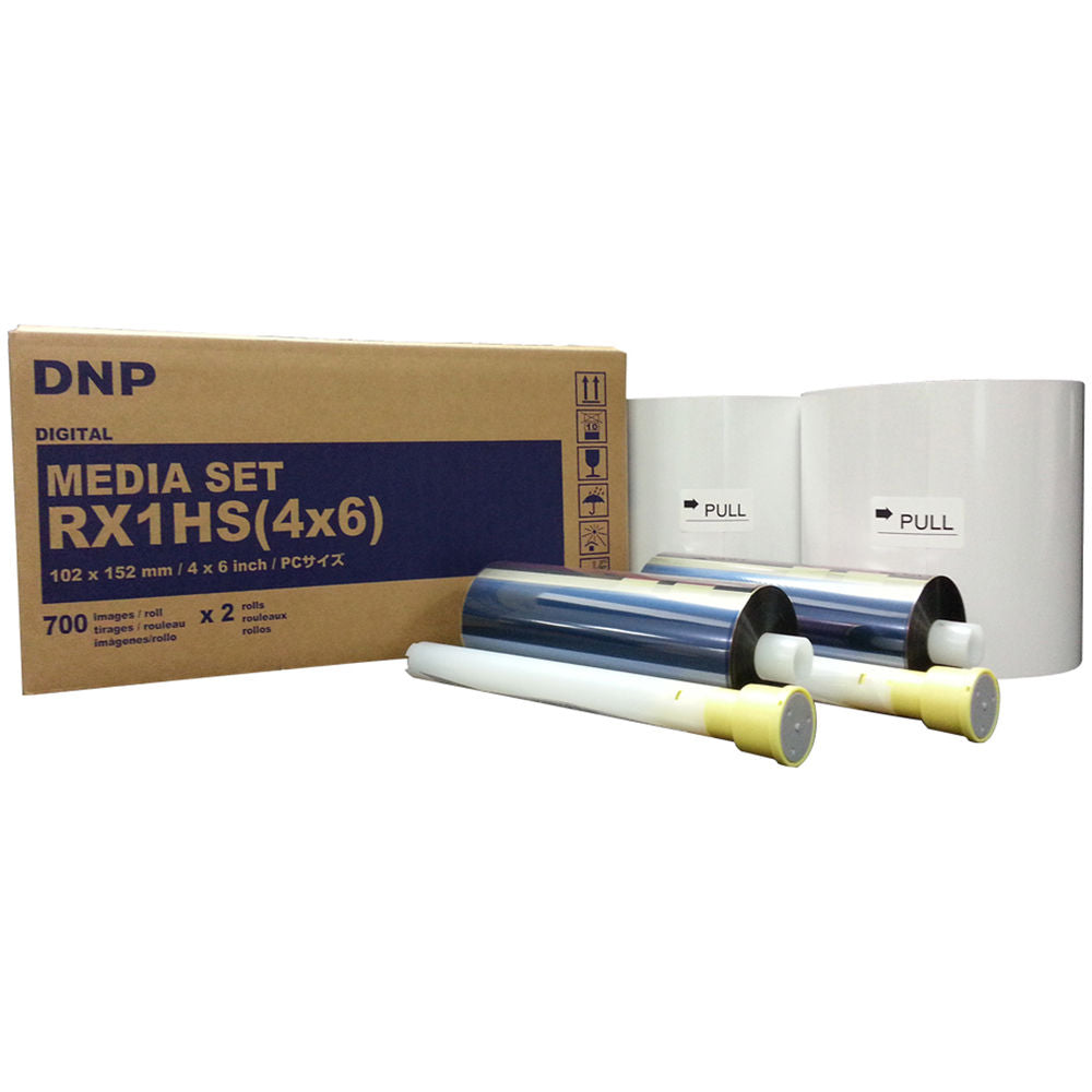 DNP DS-RX1HS 4 x 6" Print Pack for use with RX1 and RX1HS Printer , 2 – Continent-Wide